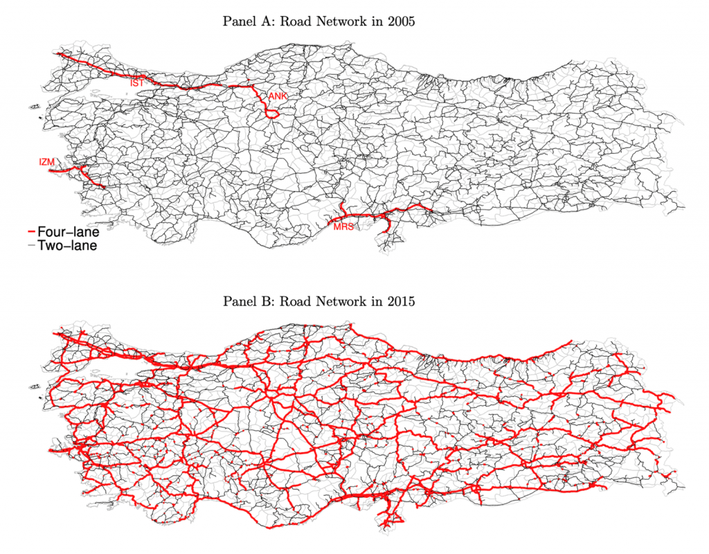 Better roads improve regional economies: evidence from Turkey ...